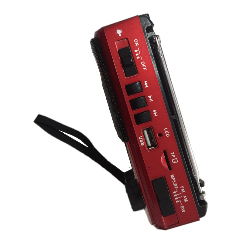 Radio Recargable AM/FM/SW con Reproductor de MP3, Bluetooth y Linterna ...